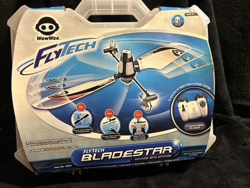 WowWee FLYTECH Bladestar Remote Control RC Helicopter Altitude Brand ...