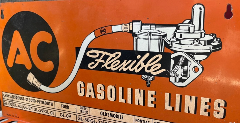 DELCO SIGN AC General Motors sign Antique Vintage Sign | eBay