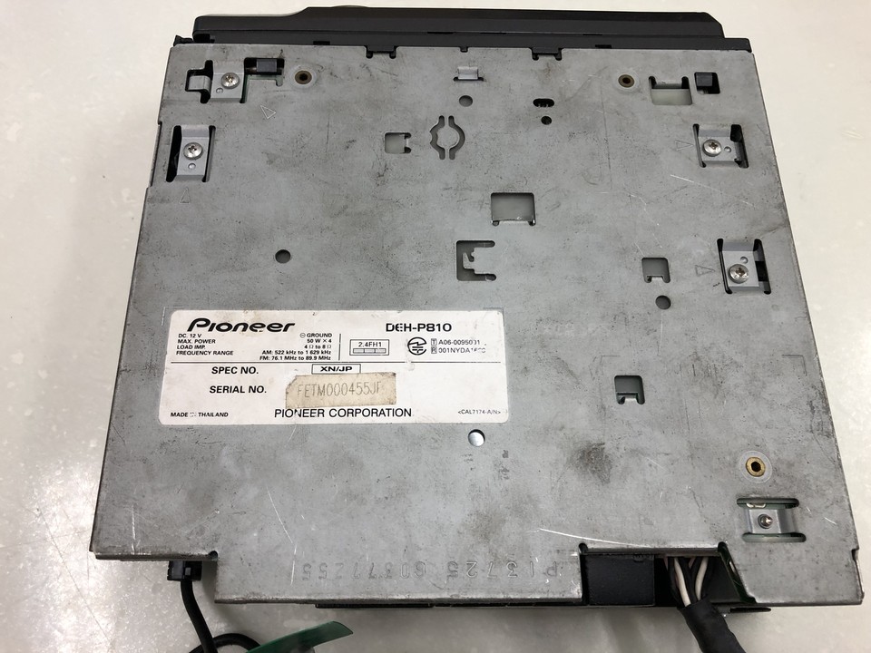 Pioneer carrozzeria DEH-P810 1DIN Car audio CD Bluetooth DSP Full-color ...