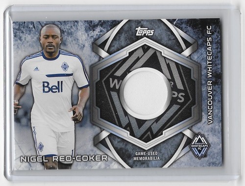 Nigel Reo-Coker 2014 Topps MLS Soccer Memorabilia Card Vancouver KIT ...
