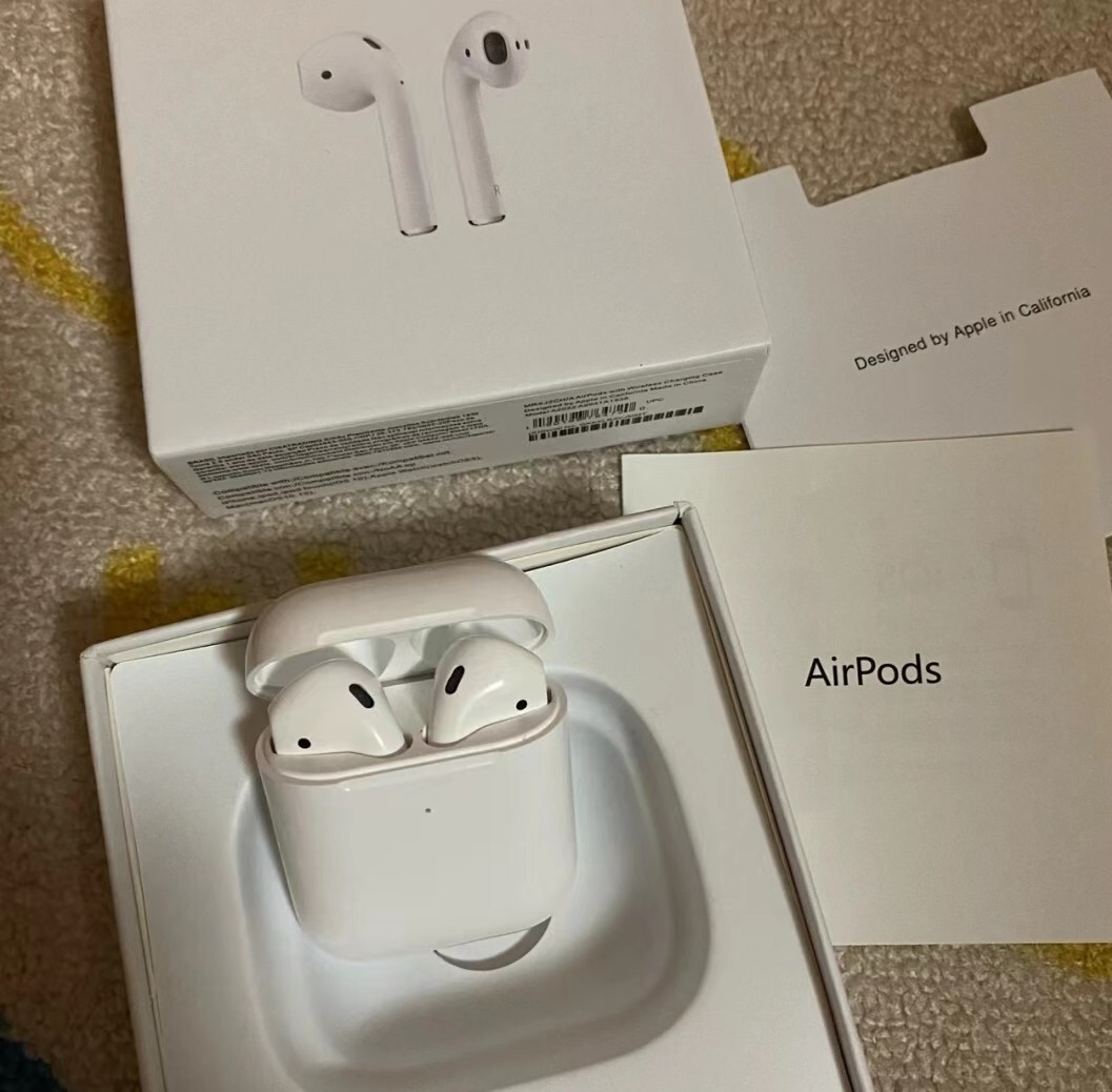 Apple AirPods 2nd Generation With Earphone Earbuds Wireless Charging ...