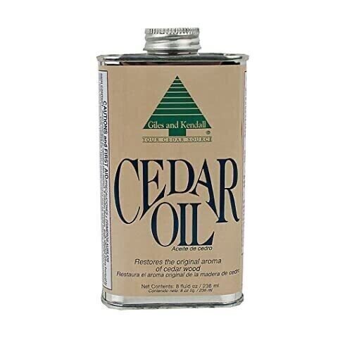 Giles & Kendall Low Luster Clear Oil-Based Cedar Oil 8 oz | eBay
