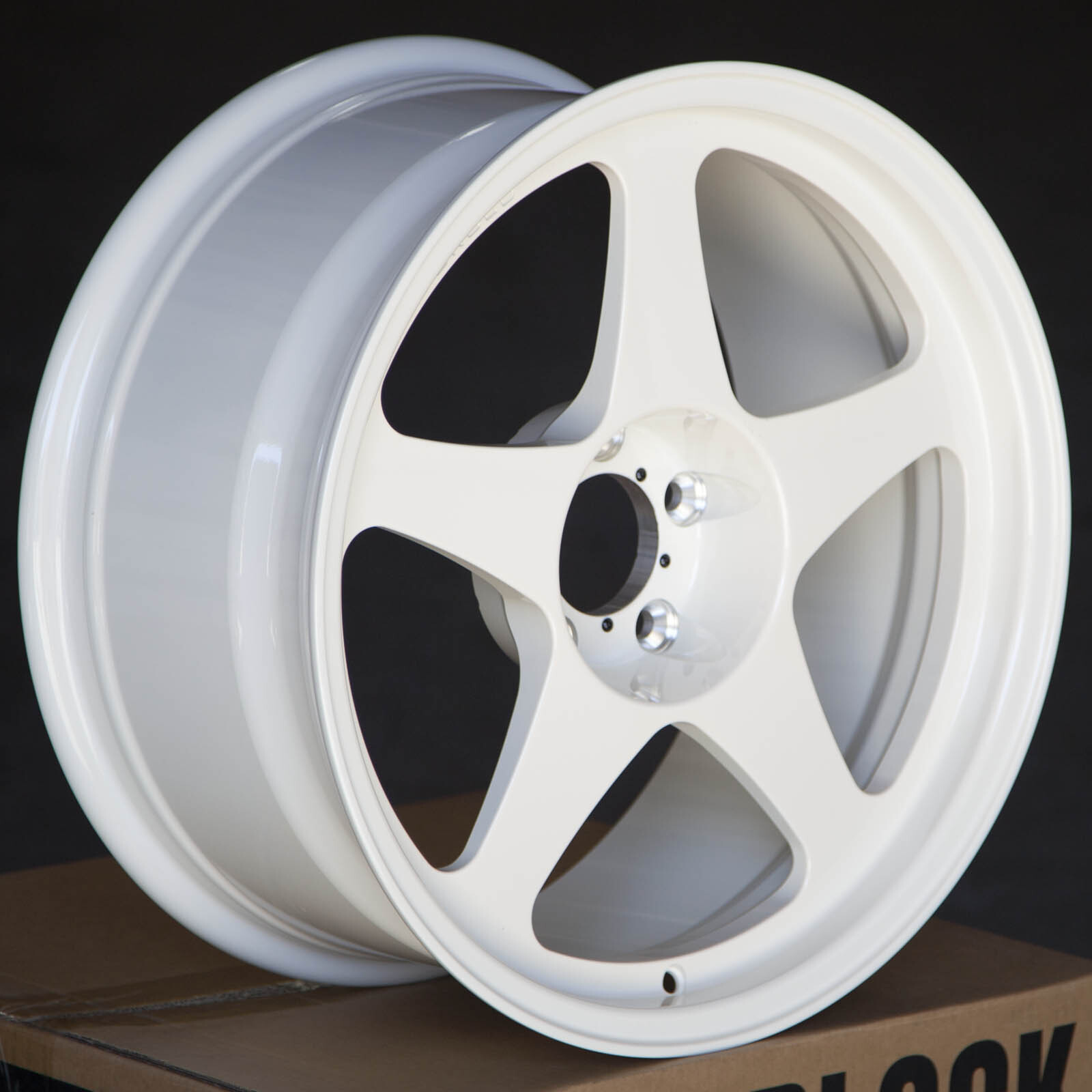 1 R6061 FORGED R1 18X8.5 5X108 +35 CHAMPIONSHIP WHITE WHEEL | eBay
