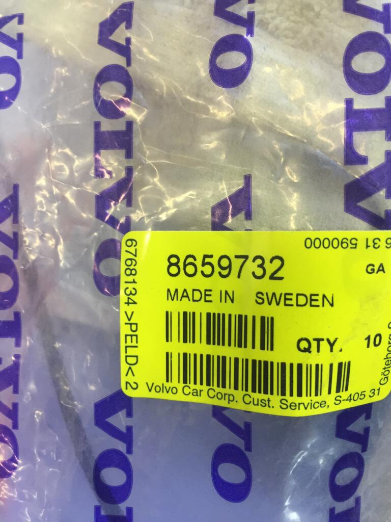 8659732 GENUINE Volvo V70 XC70 XC60 XC90 Fender Molding Clips , 10 PCS ...