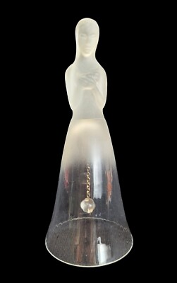 Vintage Fostoria Satin Frosted Bride Woman Lady Crystal Glass Ribbed ...