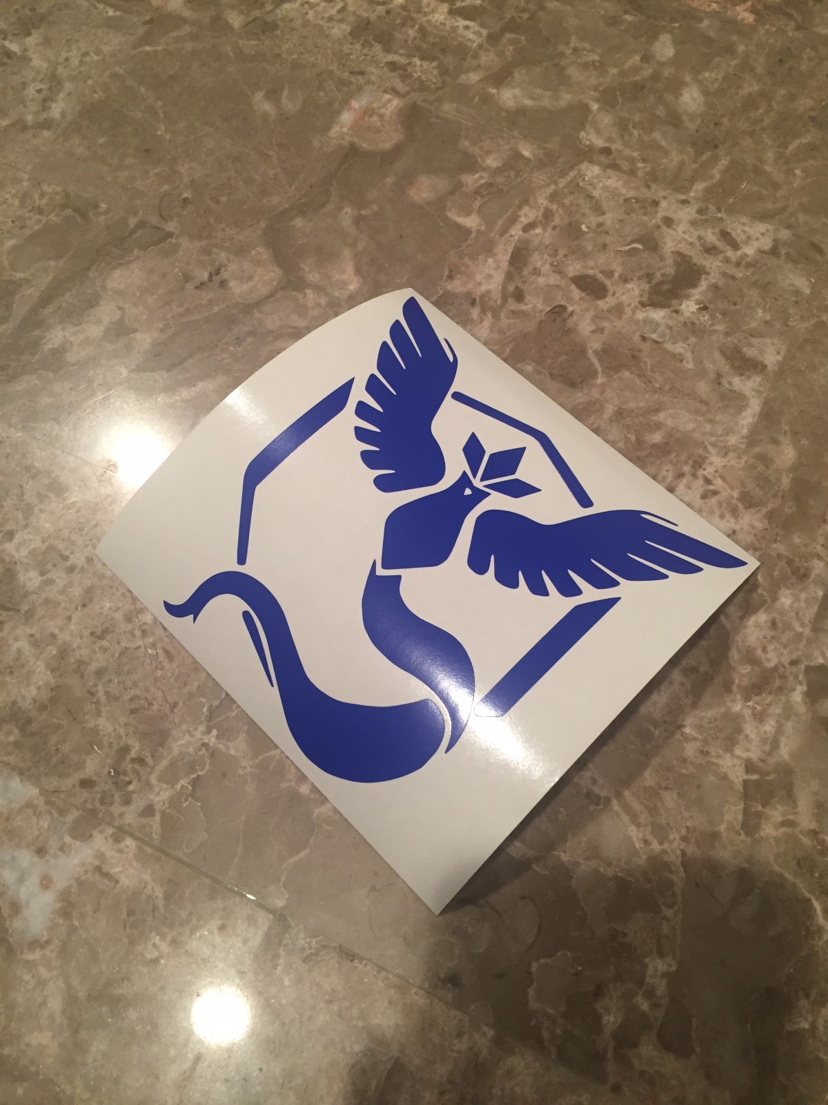 Pokemon Blue Team Mystic Decal Sticker Bumper Wall Laptop Go Pikachu | eBay