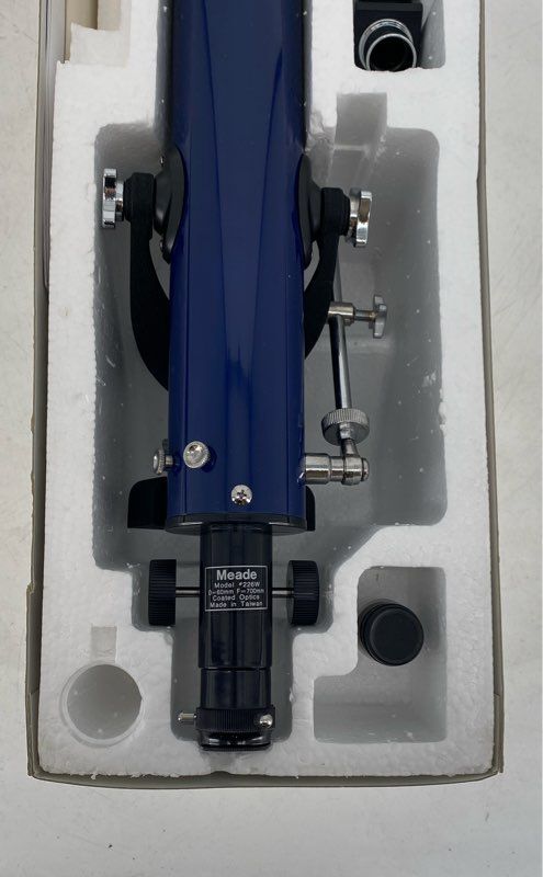 Vintage Meade 226W 60 mm 2.4" Altazimuth Refracting Telescope In Box | eBay