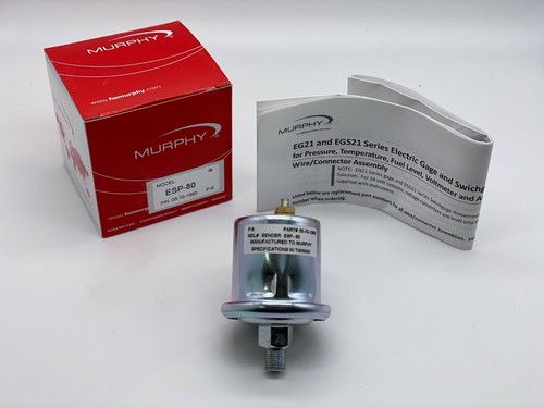 MURPHY ESP-80 PN# 05701860 1 WIRE PRESSURE SENDER 1/8" K | eBay