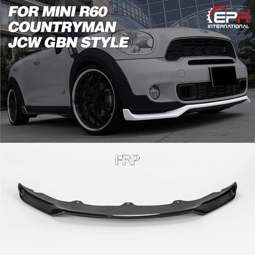 For Mini R60 Countryman JCW FRP Unpainted GBN Style Front Bumper Lip ...