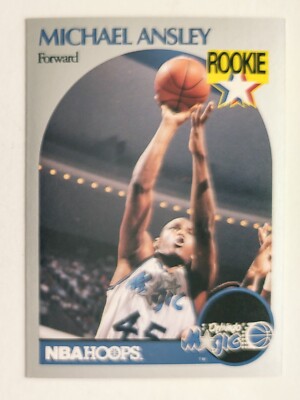 MICHAEL ANSLEY 1990-91 NBA Hoops Rookie #215 Orlando Magic | eBay
