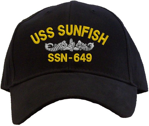 USS Sunfish SSN-649 Embroidered Baseball Cap - Available in 3 Colors | eBay