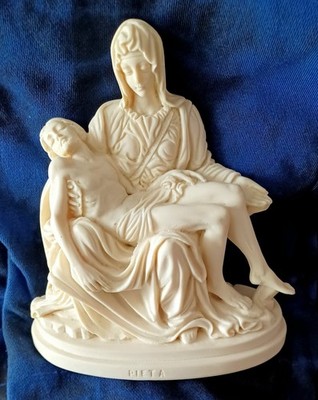~PIETA~ ITALY~Michelangelo MOTHER MARY JESUS CHRIST SCULPTURE Statue G ...