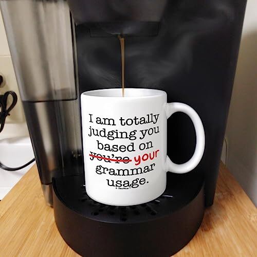 Coffee Mug I'm Judging You Based On Your Grammar Usage 2 Pack 11oz ...