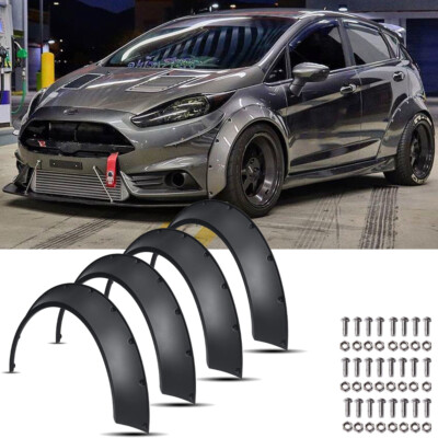 For Ford Fiesta ST RS MK6 MK7 840mm Fender Flares Extra Wide Body Wheel ...