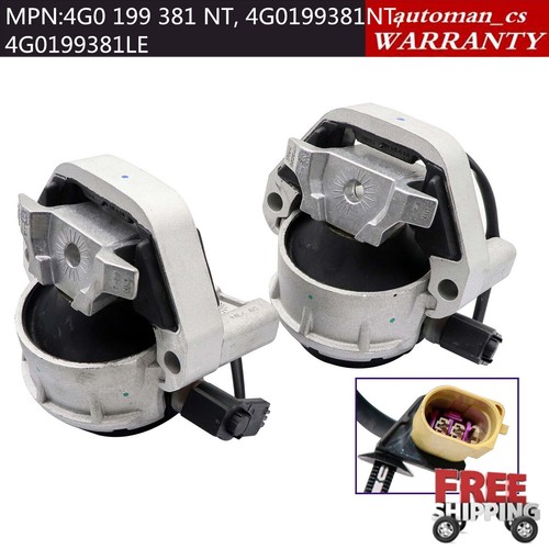 Pair Engine Mounts Left and right For Audi A6 2.0T 2012-2017 4G0199381 ...