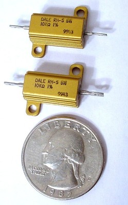 5K 5000 OHM 10 WATT QTY-2 TUBE AMP AMPLIFIER GOLD DALE MIXER POWER ...