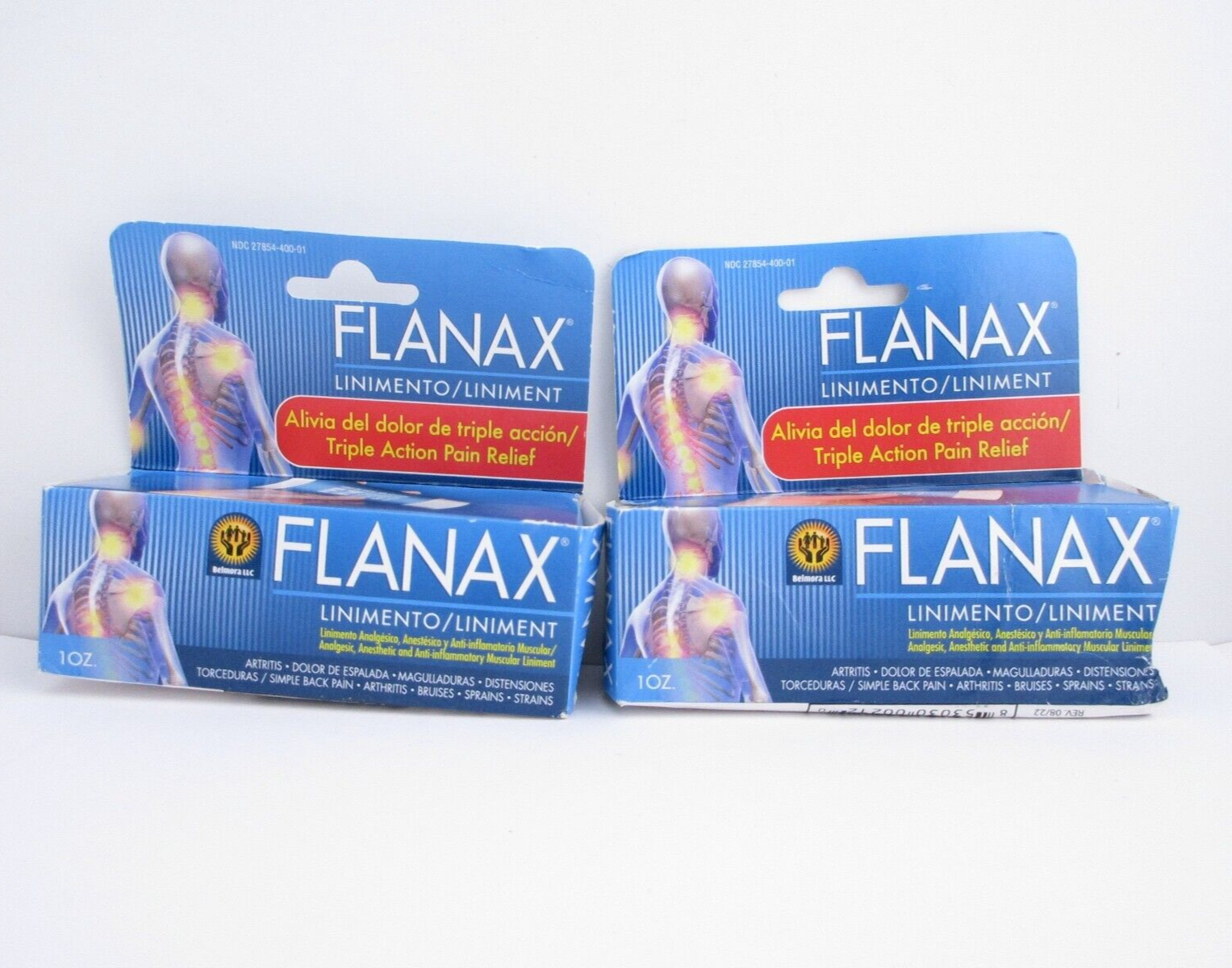 FLANAX Pain Relief Liniment *READ MORE* 1 oz each, 2 ct - FREE SHIPPING ...