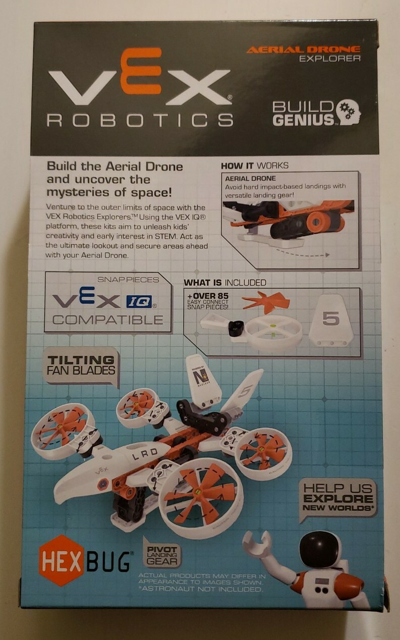 New Hexbug Vex Robotics Aerial Drone Explorer Construction Kit STEM ...