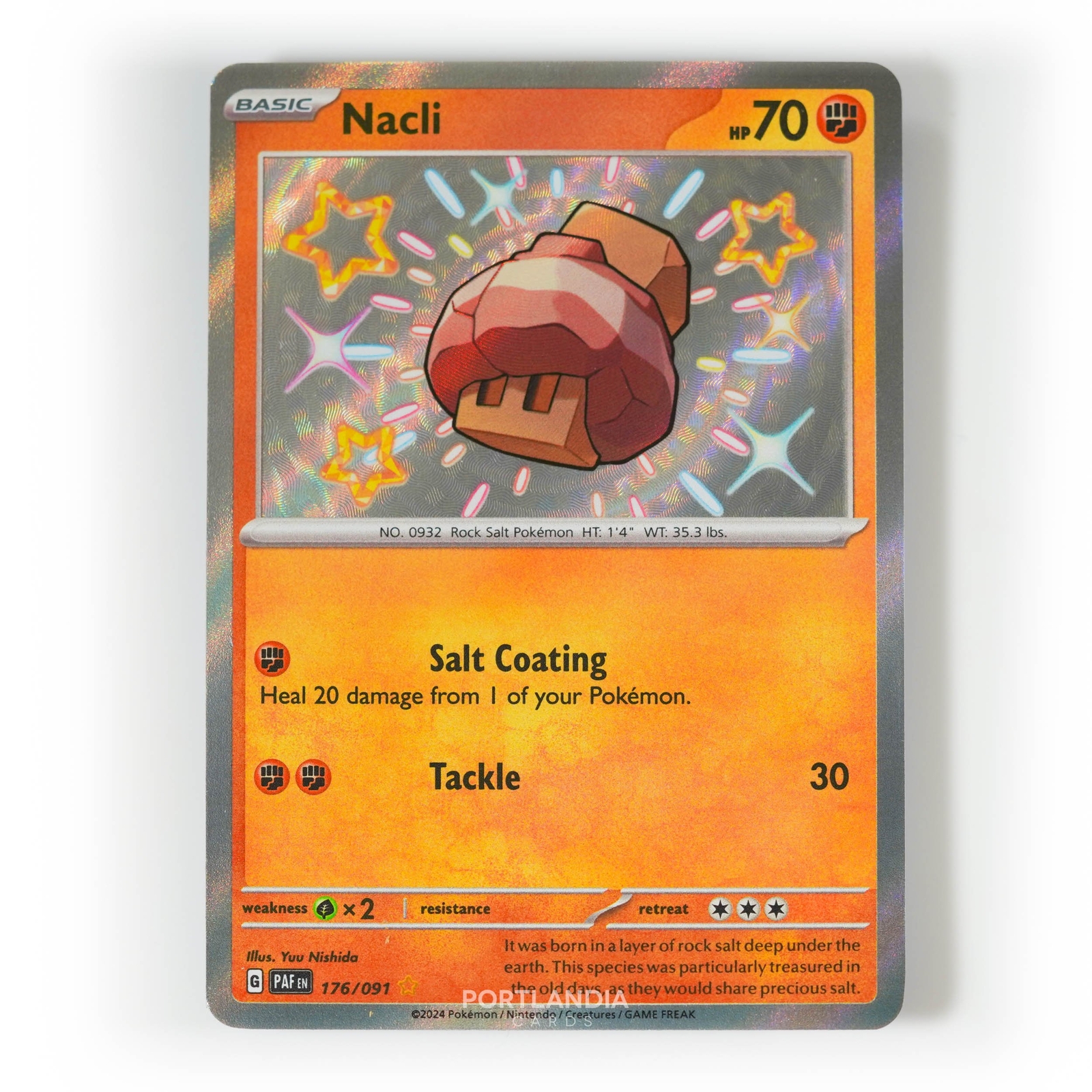 Pokemon - Nacli - 176/091 - SV Paldean Fates - Shiny Rare Card | eBay