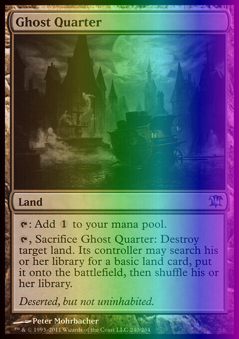 MTG Magic the Gathering Ghost Quarter (240/297) Innistrad LP FOIL | eBay