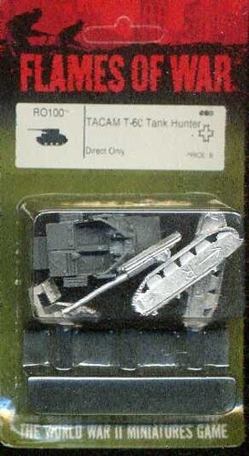 Romanian TACAM T-60 Tank Hunter RO100 WWII Flames of War 15mm Marder ...