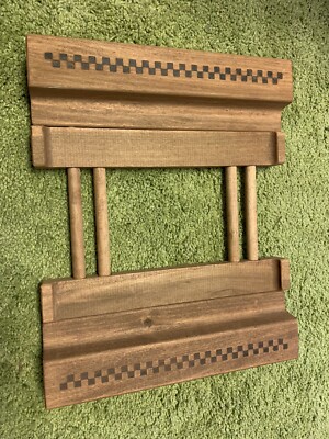 Pampered Chef Wooden Casserole Dish Trivet Adjustable Stoneware Pot ...