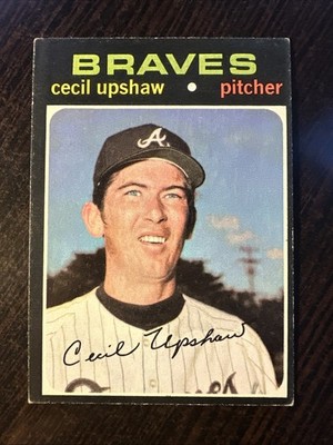 1971 TOPPS #223 CECIL UPSHAW ATLANTA BRAVES EX *Hot Corner Vintage* A ...