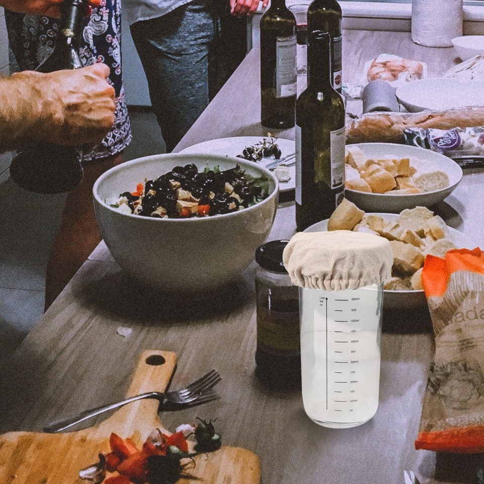 Sourdough Reusable Jar Practical Storage Container Jars for Starter ...