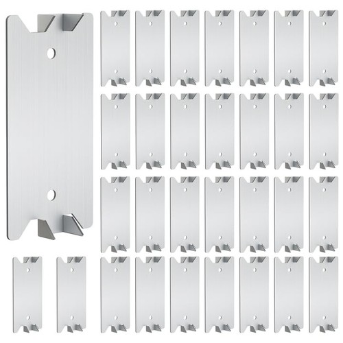 100 PCS Nail Plates for Wood Studs 1.5 x 6 Inch, Galvanized Steel Nail ...