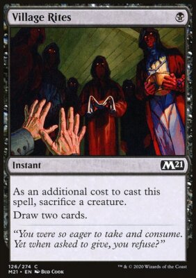 MTG Magic the Gathering Village Rites (126/417) Core Set 2021 LP | eBay
