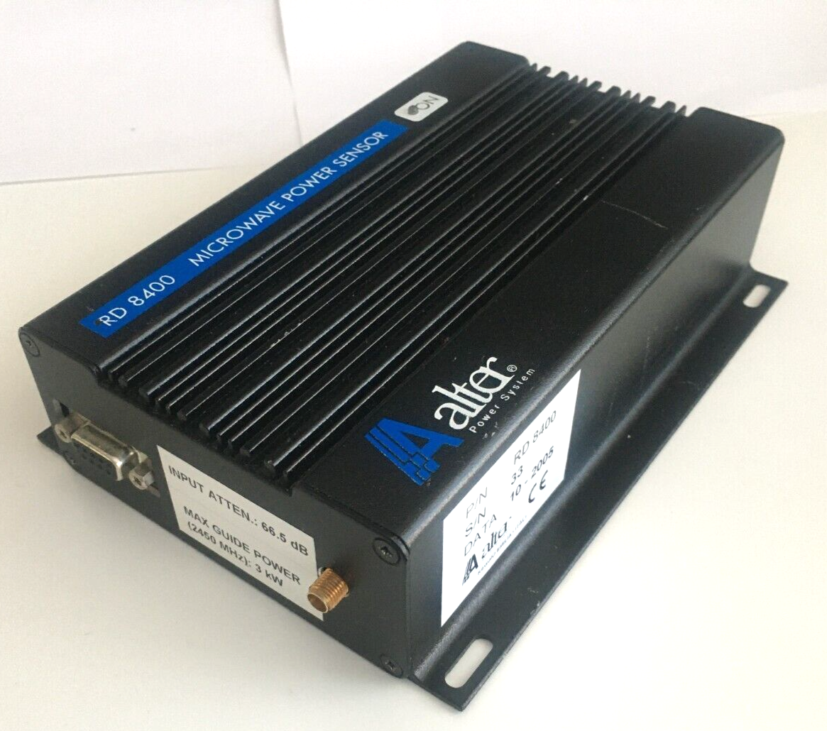 MICROWAVE POWER SENSOR RD 8400 2.45 GHz ALTER MKS PART AX86RD8400A1 ...