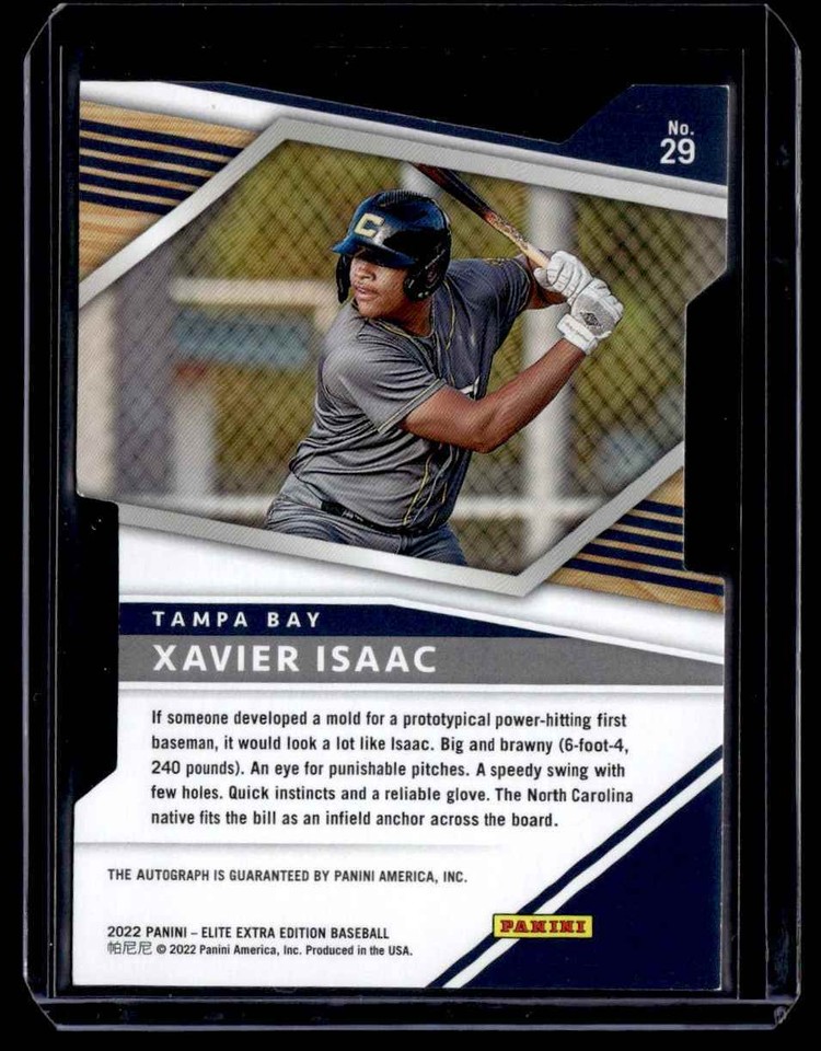 2022 Panini Elite Extra Edition Aspirations Die Cut Signatures Xavier ...