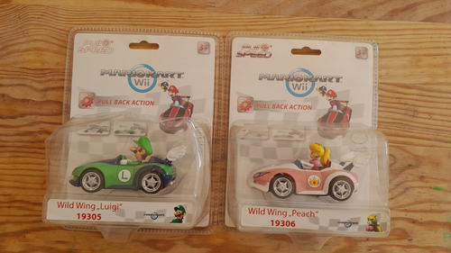 PULL SPEED LOT DE 2 VOITURES MARIO KART WII LUIGI PEACH WILD WING | eBay