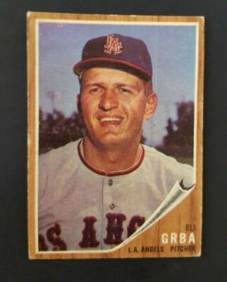 ELI GRBA LOS ANGELES ANGELS 1962 ORIGINAL TOPPS #96 E.X. | eBay