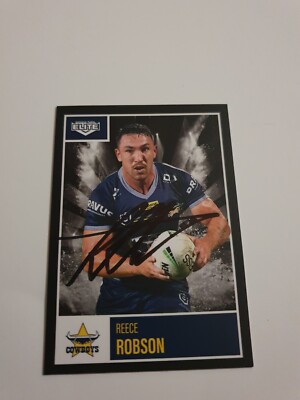 2022 Nrl Elite Signed Reece Robson North Queensland Cowboys | eBay ...
