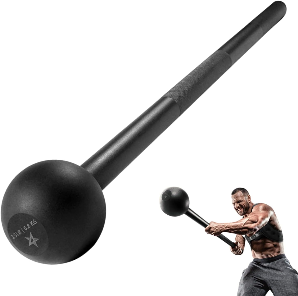 Steel Mace Bell for Full Body Strength Training and Rehabilitation 5-30 ...