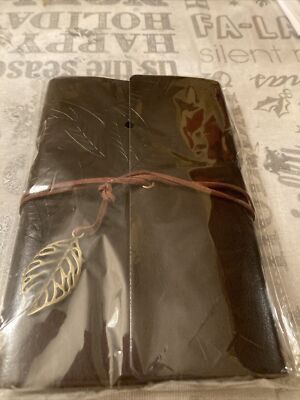 Travel Journal Notebook, Brown Refillable Leather Journal Diary for ...