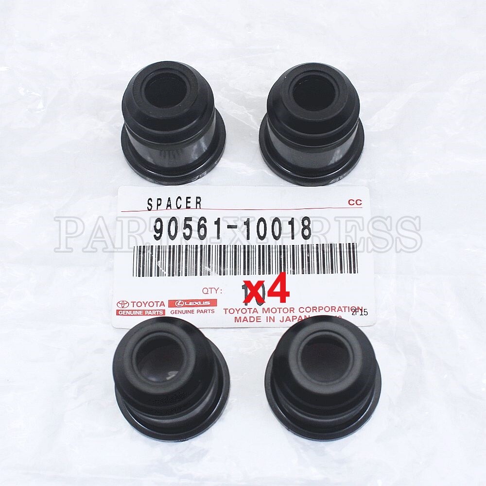 x4 GENUINE OEM TOYOTA FUEL INJECTOR HOLDER SPACER 4CYL.ENGINE 2.7L ...