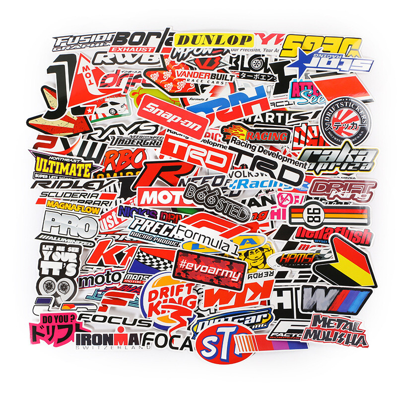 Dirt Track Racing Stickers
