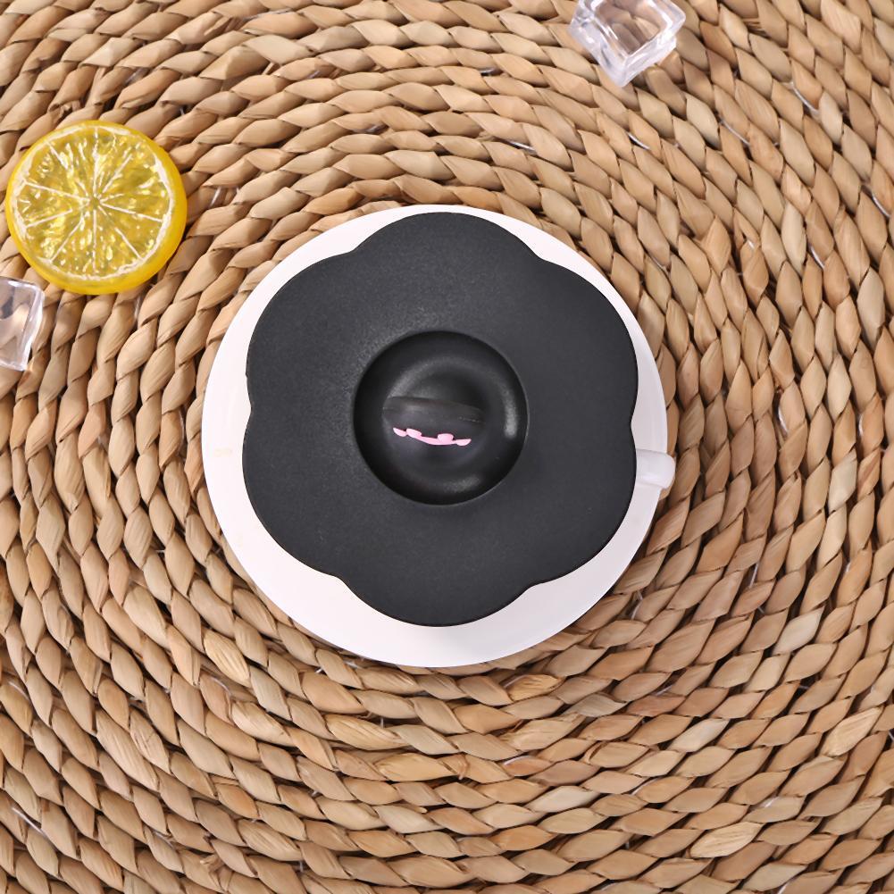 Anti-Dust Cup Sealed Lid Cartoon Drinking Cup Lid for Home Office (Cat ...