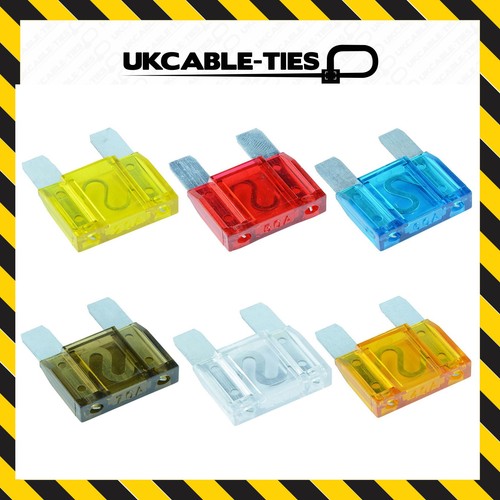 8 ASSORTED MAXI LARGE BLADE FUSES CAR AUTO WIRE CABLE FUSE TRUCK ...