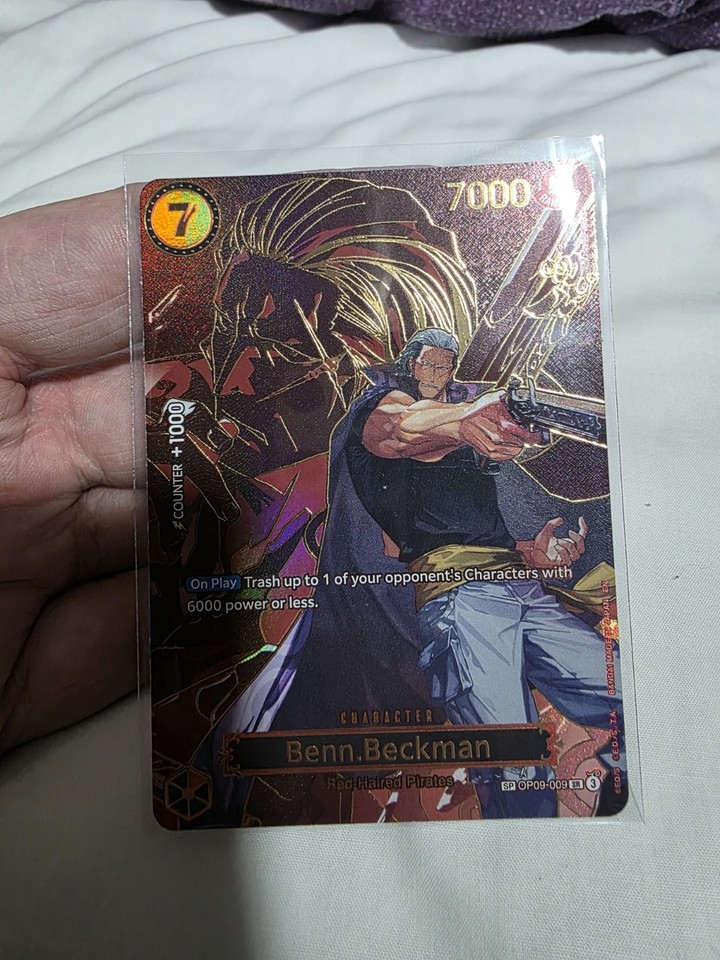 One Piece TCG OP09-009 Benn Beckman SP English Card Game | eBay