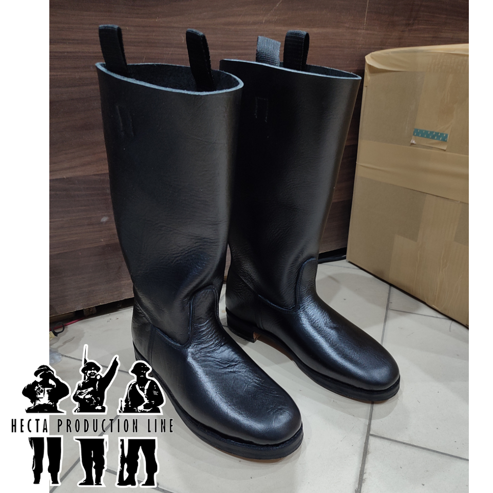 German WW2 Marching Boots – M39 Jack boots Marschstiefel Leather. Soft ...