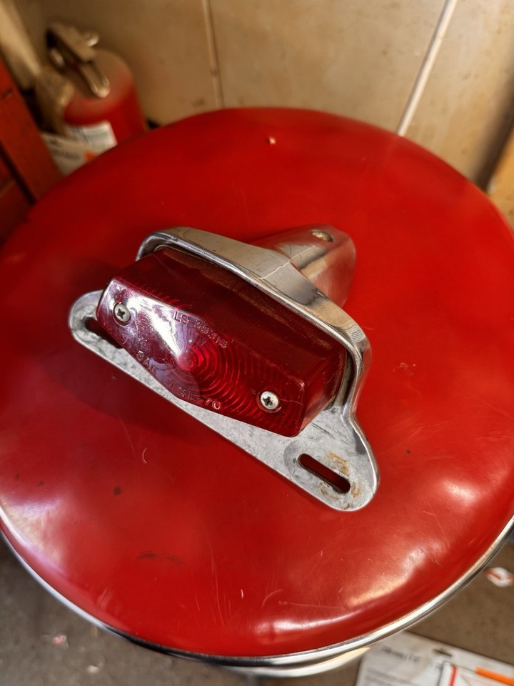 Vintage Bates Taillight Brake Light Harley Knucklehead Panhead Chopper ...