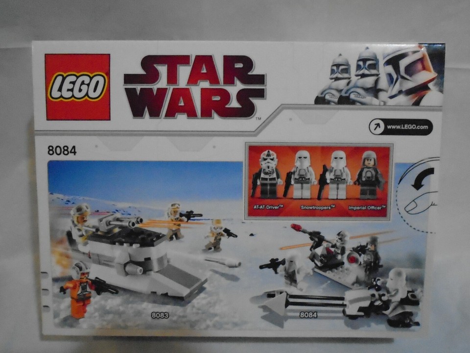 LEGO 8084 STAR WARS HOTH SNOWTROOPER BATTLE PACK ARMY BUILDER SEALED ...