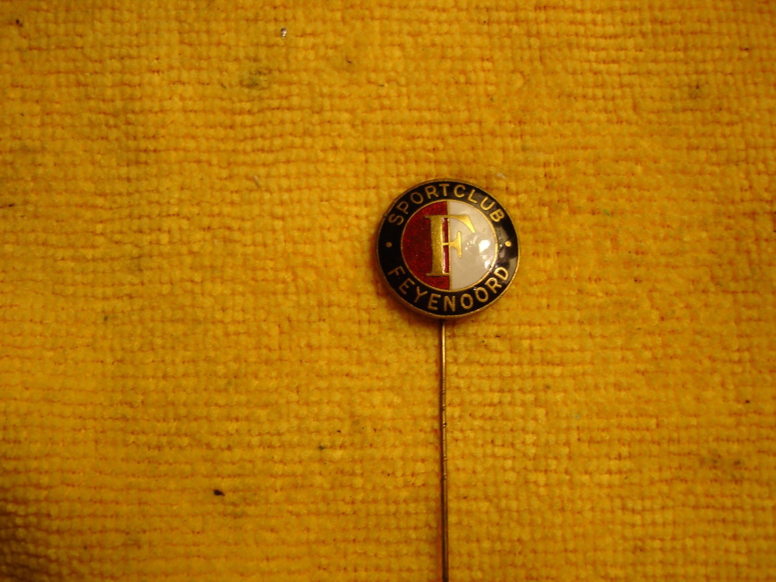 Vintage Feyenoord Sport club Dutch football soccer badge stick pin | eBay