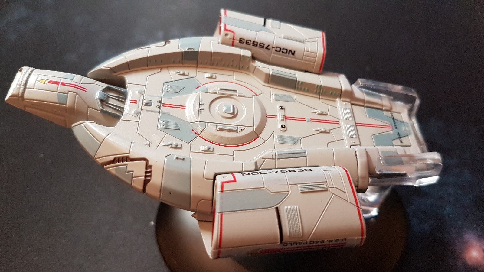 USS DEFIANT - VALIANT SAO PAULO CONVERSION DECALS - Star Trek EAGLEMOSS ...