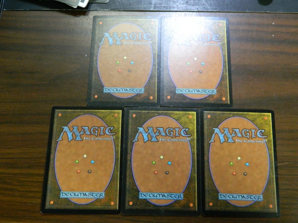 Vintage MTG English 6th Edition Stupor x5 Black Uncommon (1999 ...