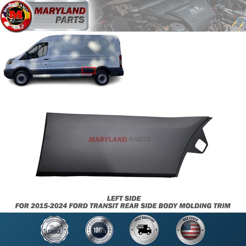 For 2015-2024 Ford Transit Left Rear Side Body Molding Trim | eBay