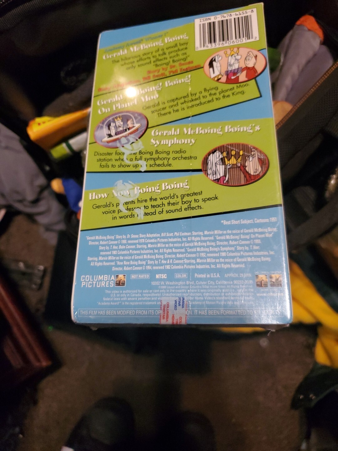 Cartoon Adventures Starring Gerald McBoing Boing (VHS, 2001 ...